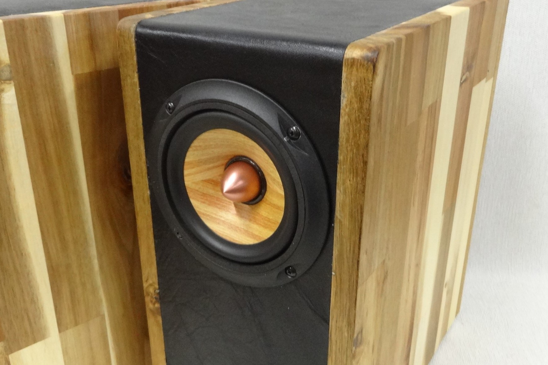 レザー張り エンクロージャー + ParcAudio 10cm DCU-F121W ユニット | KONOCO【コノコ】interior,funiture workshop